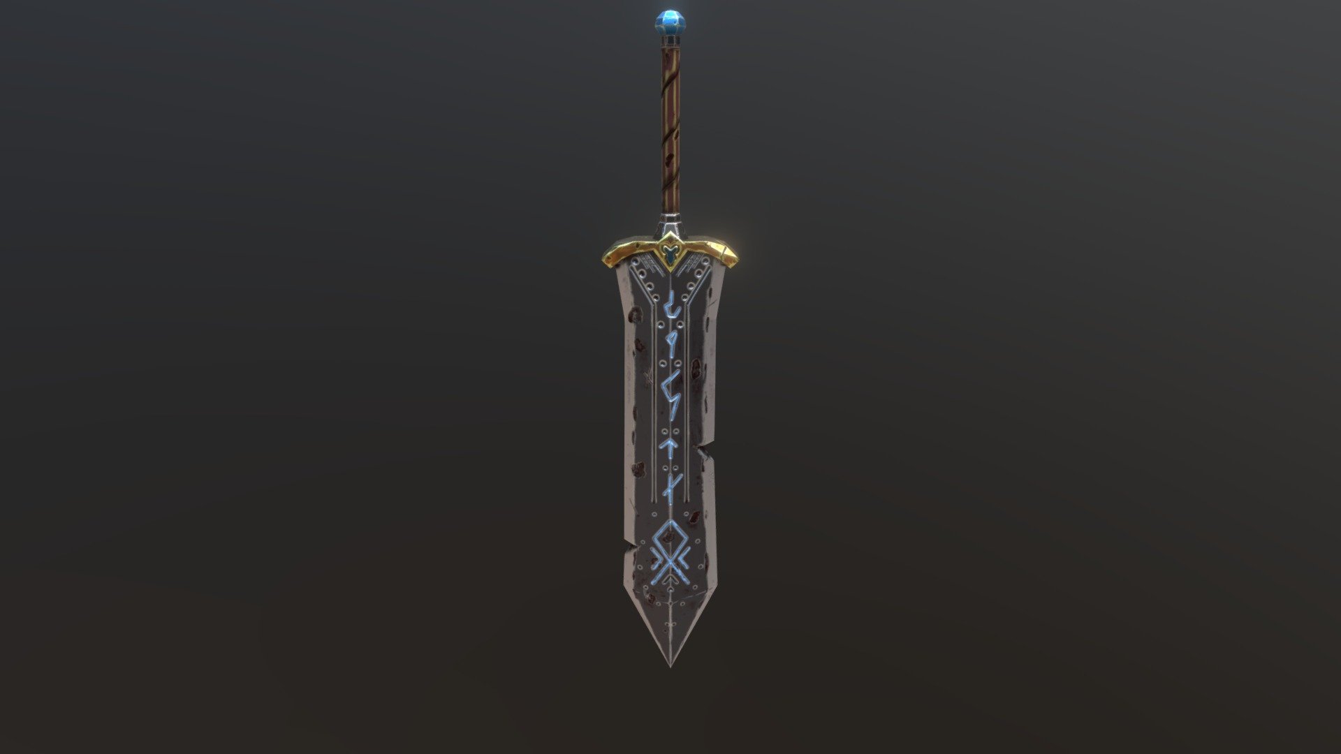 Stylized Sword - 3D model by Aschness [e5fd2ec] - Sketchfab