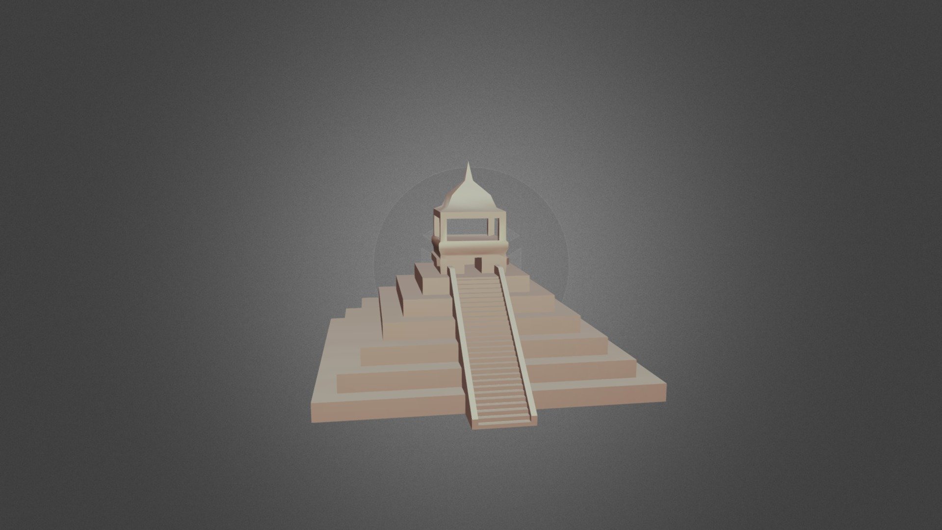 Mayan Pyramid - 3D model by joseba.juaniz [e6012a8] - Sketchfab