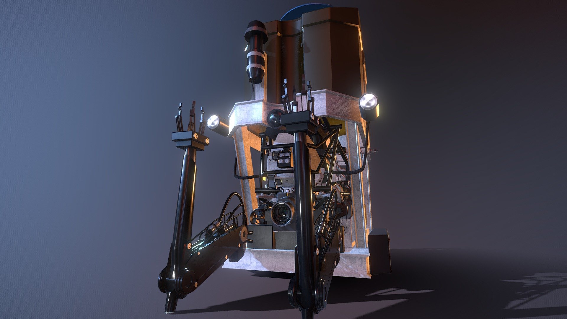 Robot Diver - Buy Royalty Free 3D model by animod [e6019f8] - Sketchfab ...