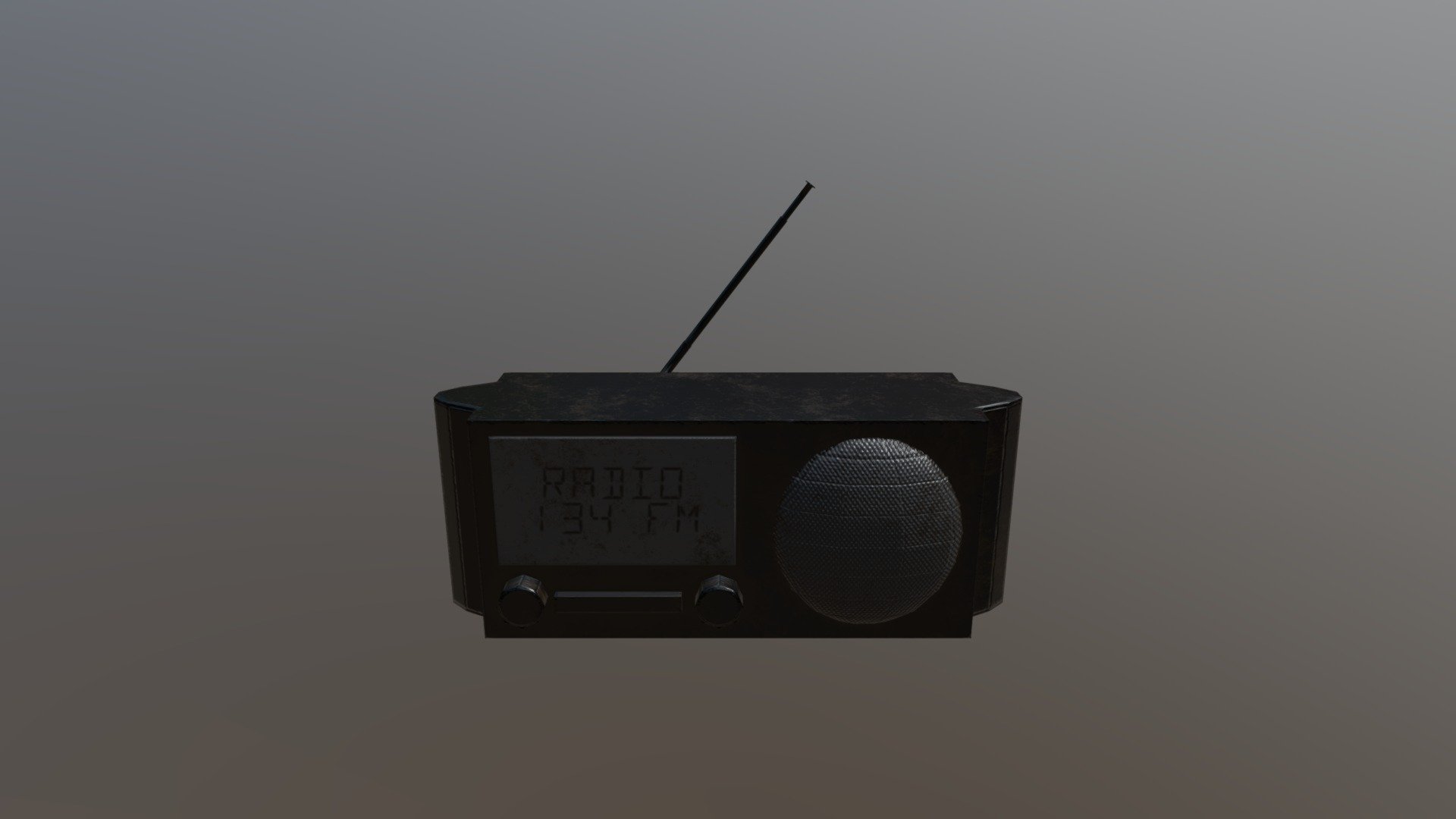 Low Poly Radio - 3D model by Liam251 [e601a71] - Sketchfab