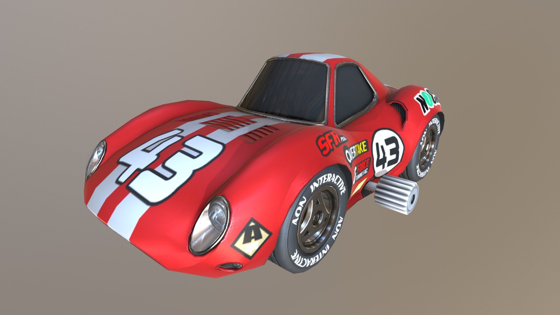 Toy Concept Car - 3D model by Arkiya [e602357] - Sketchfab