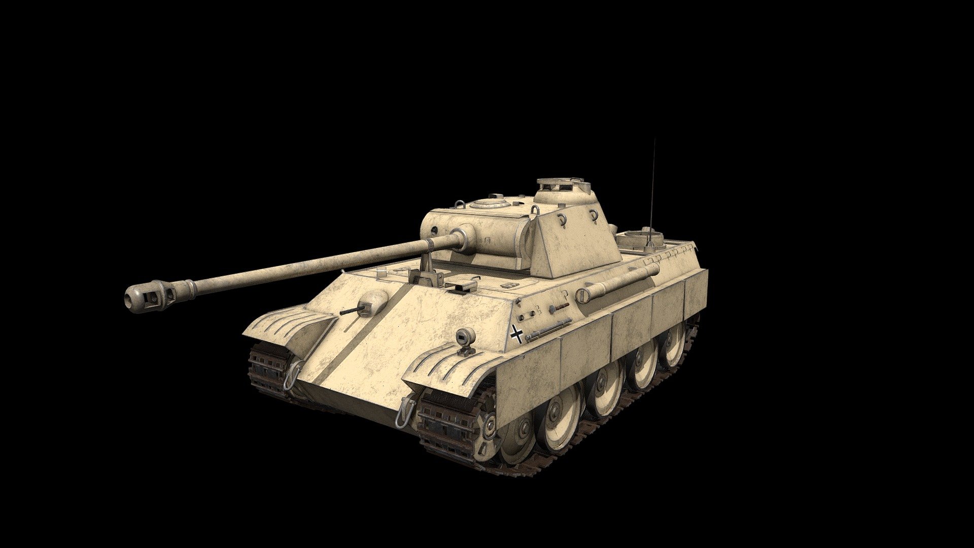 Panzerkampfwagen V Panther G (late war) - 3D model by XxRxX [e602965] - Sketchfab