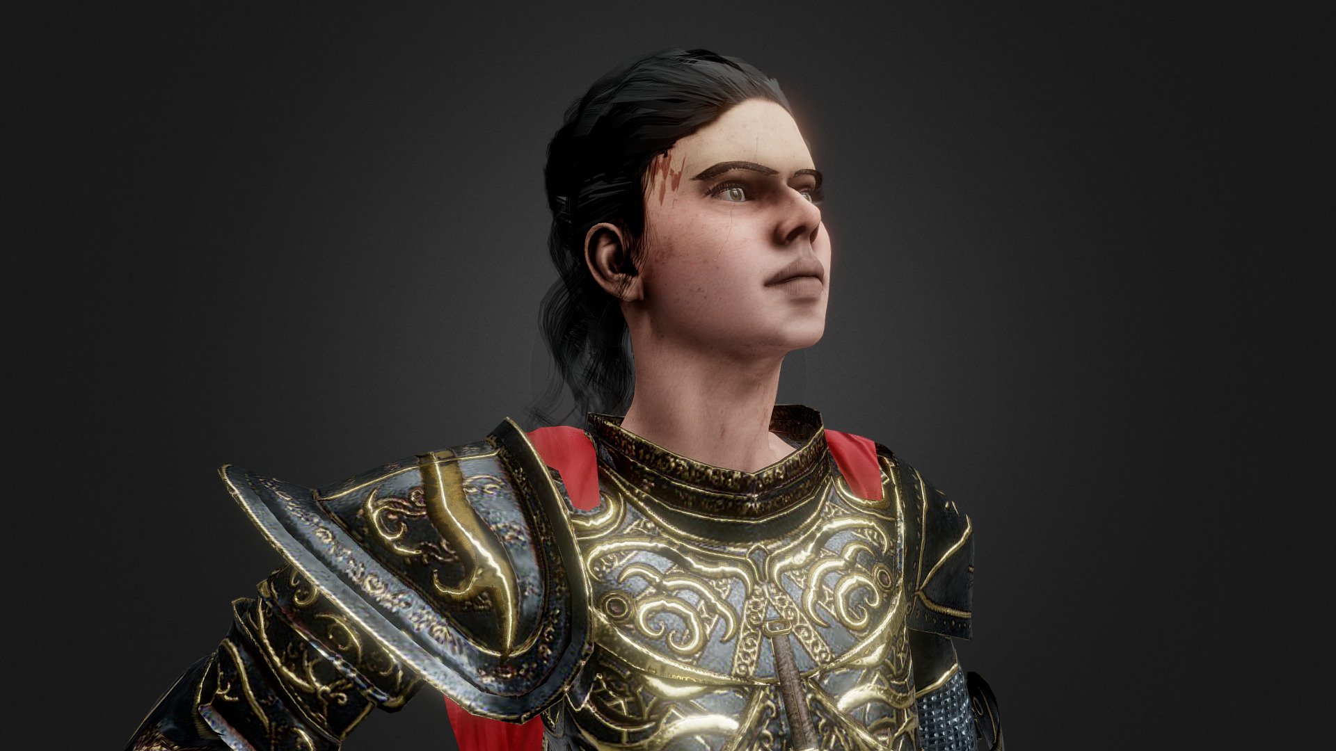 Yaskna - Female Knight - 3D model by Joel Coxca (@Joel.B.Coxca ...
