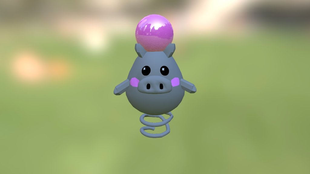Spoink - 3D model by hornyunicorn [e602fc6] - Sketchfab