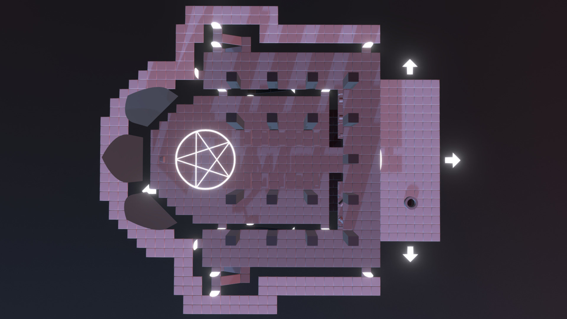 DnD map - Dark Cathedral 01 - 3D model by Austin Hicks (@AustinHicks ...