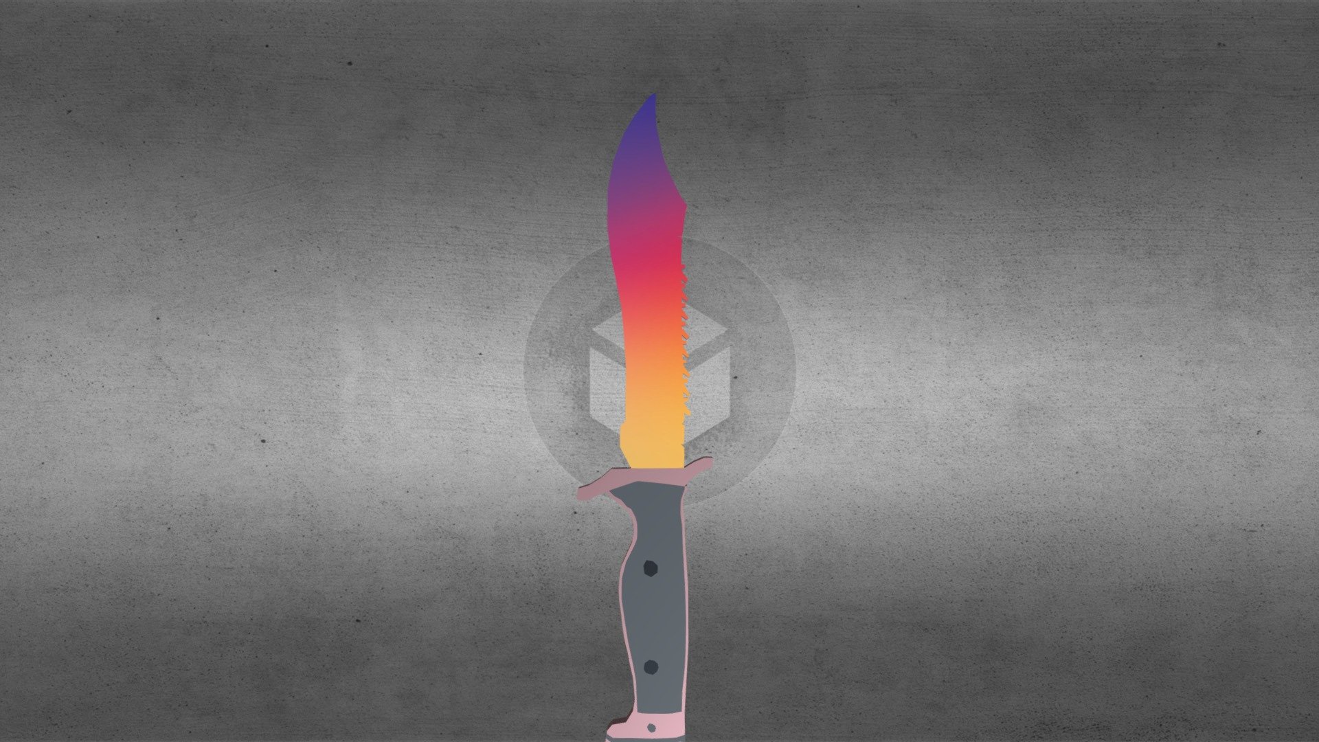 Bowie Knife Fade - Download Free 3D model by Sqtime |kianu blenderist ...