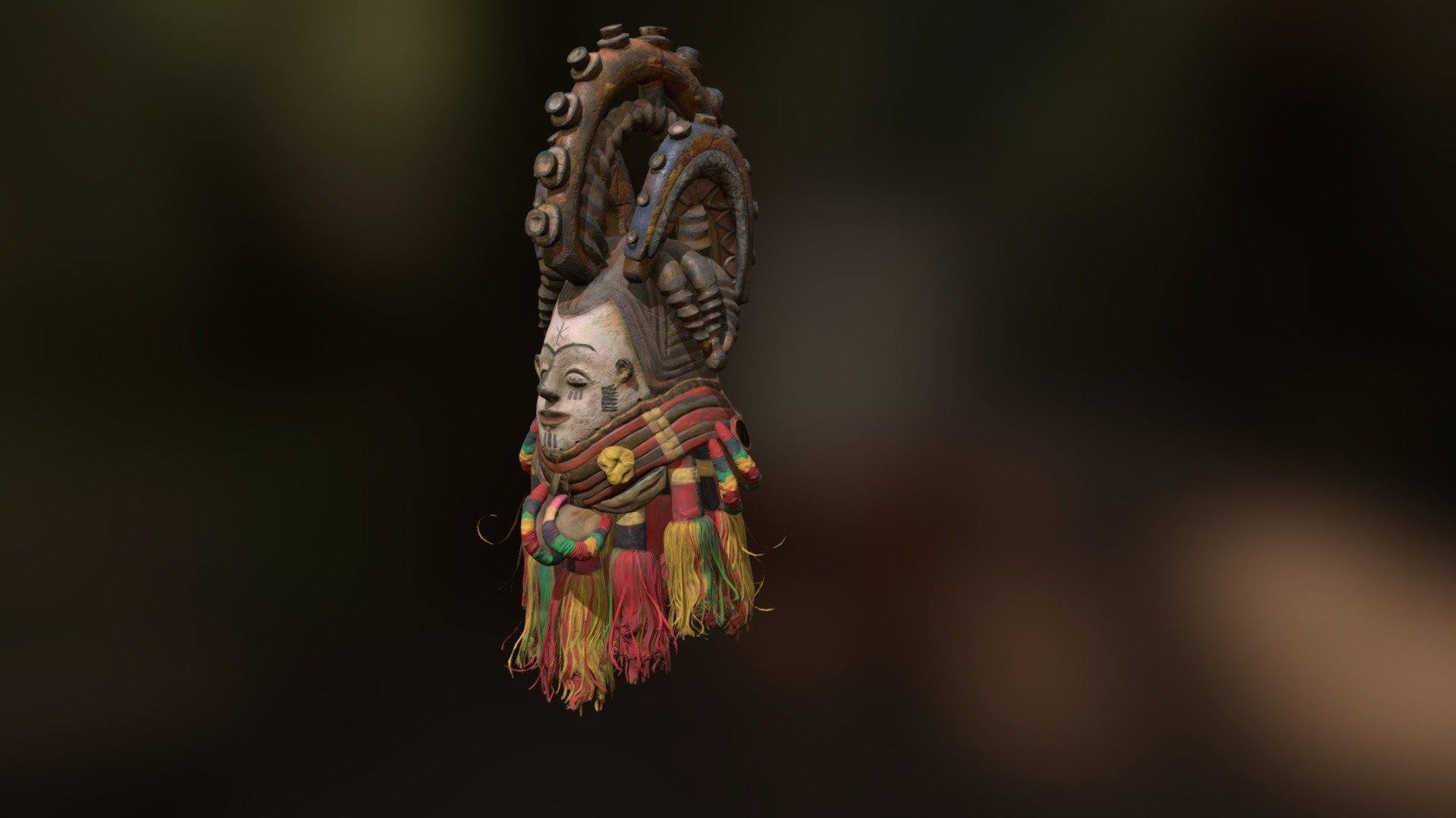 Spirit Mask - 3D model by patrycja.bos [e60582a] - Sketchfab