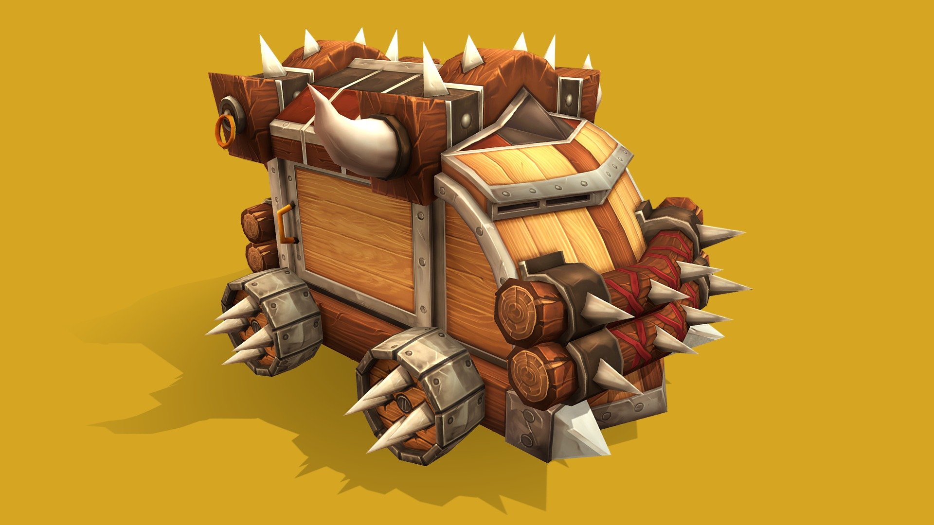 Cartoon Medieval Van - 3D model by Cheese Burgames (@cheese-burgames) [e6064df] - Sketchfab