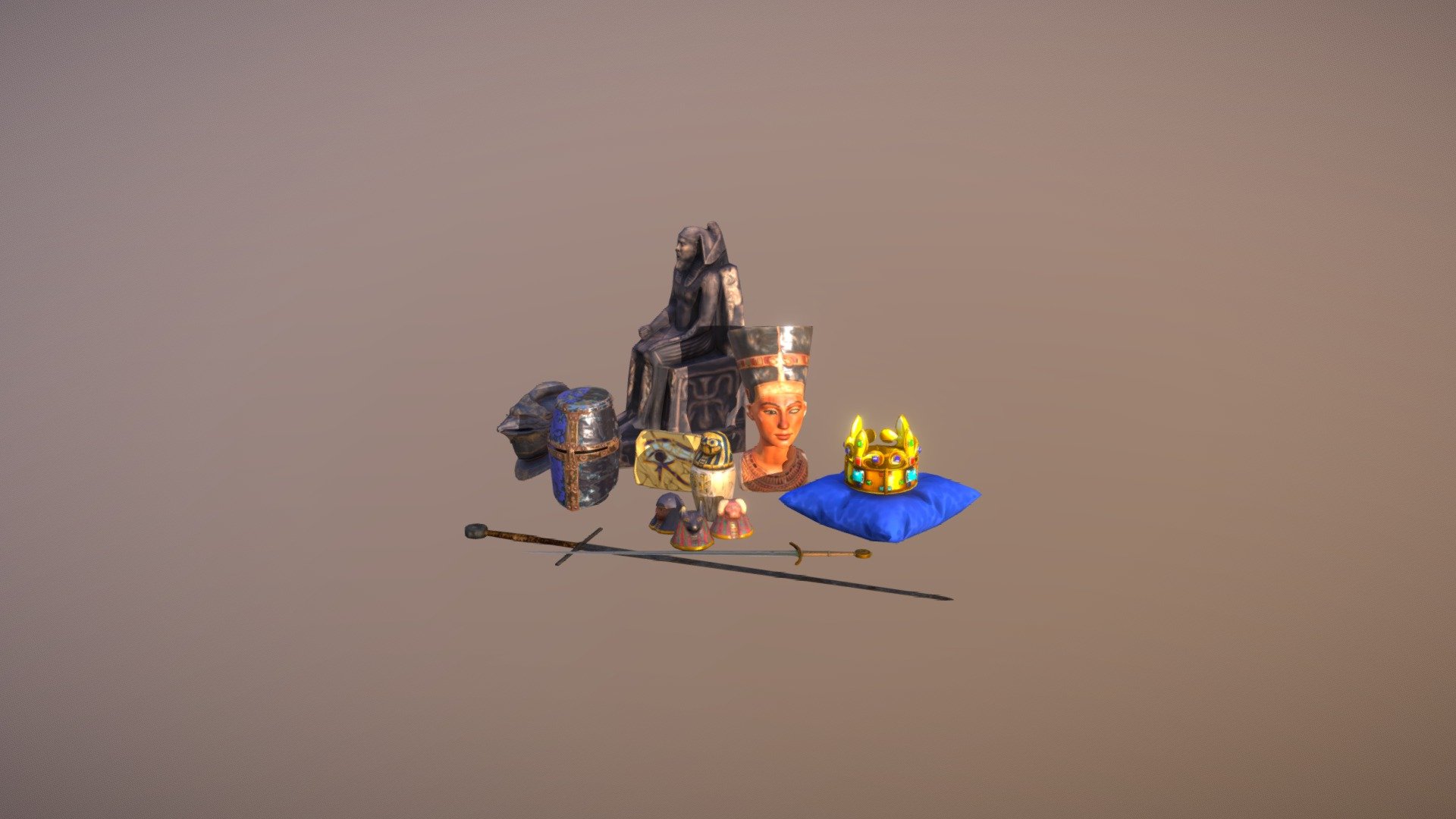 Museum Magnate Artifacts - 3D model by Lucius Match (@LuciusMatch ...