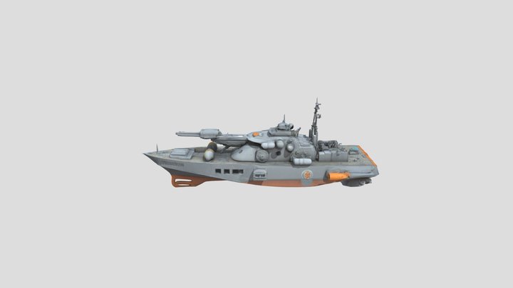 Warship 3D models - Sketchfab