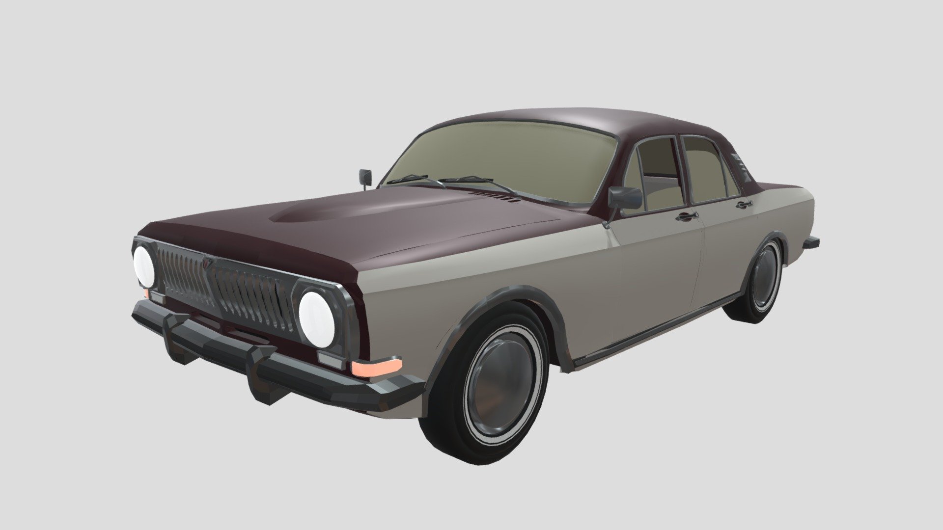 Gaz 24 Volga - Download Free 3D model by korchevskytea [e608a61 ...