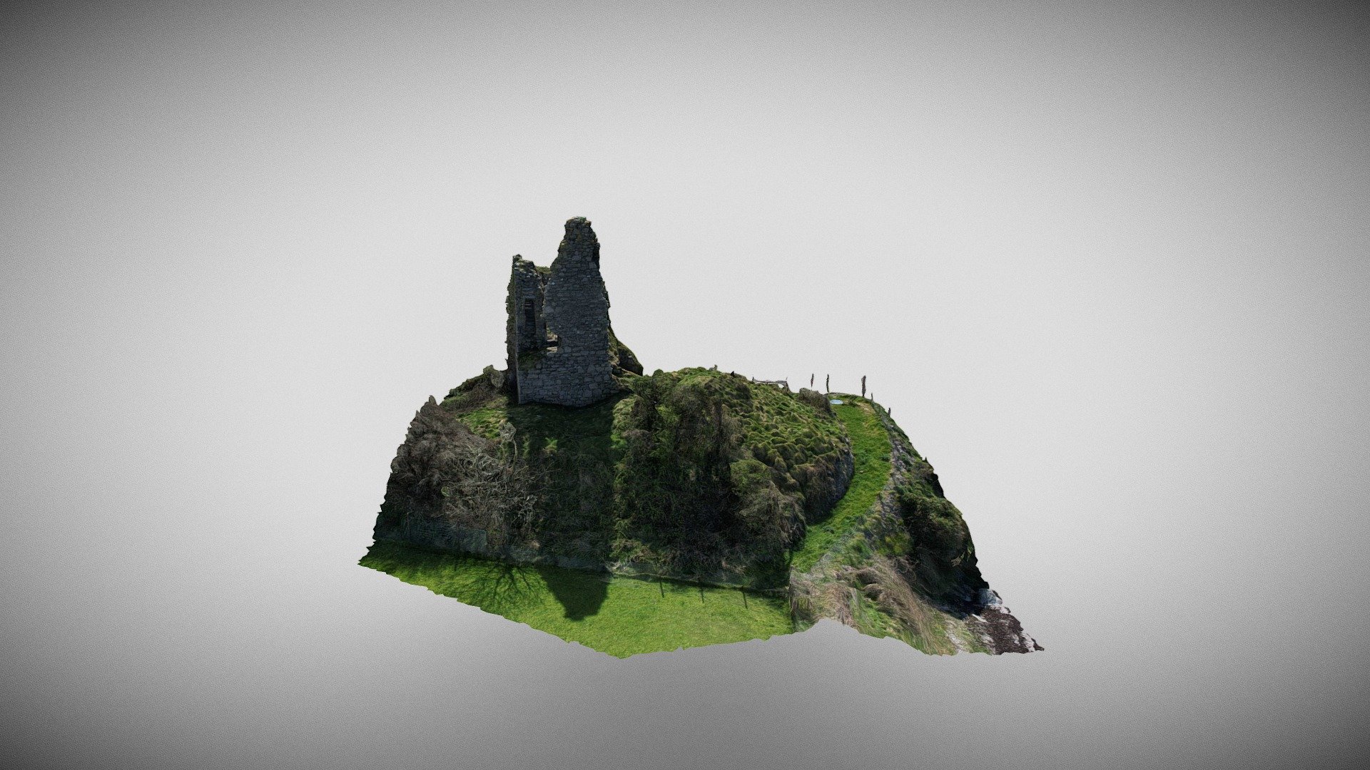 Inch Castle - 3D model by Access Heritage (@AccessHeritage) [e60a22d ...