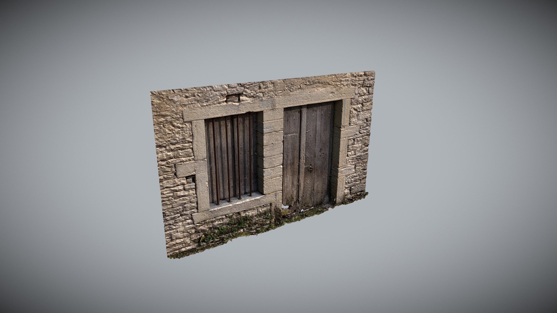 Old door and window - Buy Royalty Free 3D model by zeoin [e60aacf ...