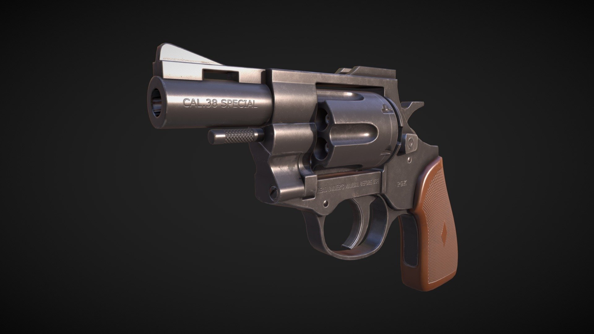 Old .38 Special - 3D model by Proppe [e60ba7c] - Sketchfab