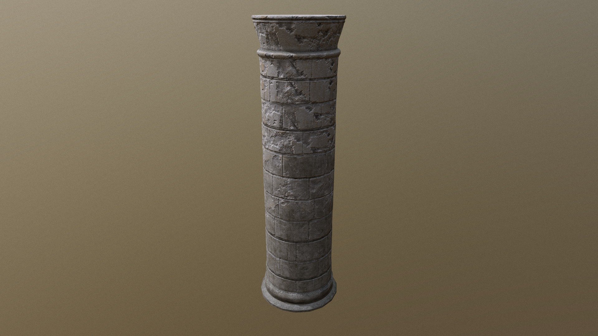Medieval Norman Pillar - 3D model by Sebastian Trujillo Vega ...