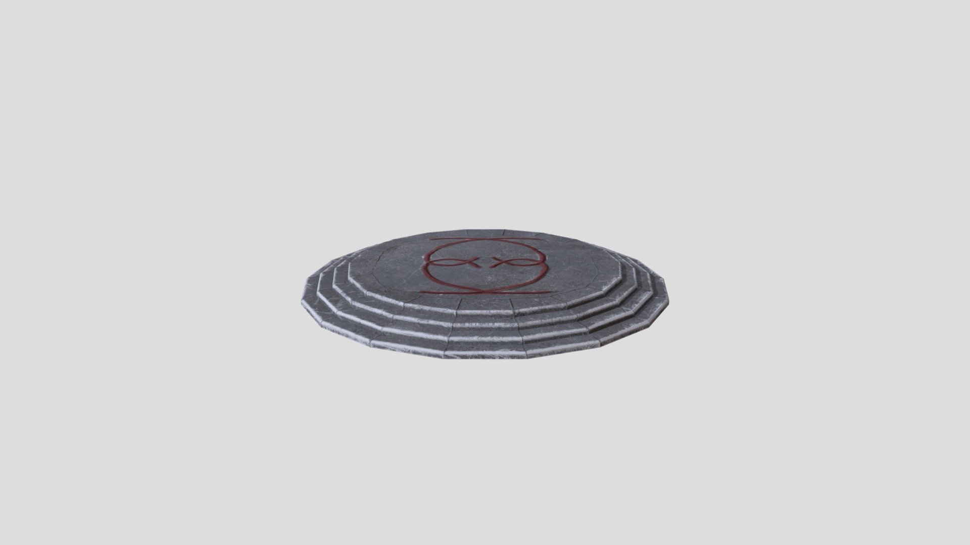 Low Poly Circular Sculpted Platform - Download Free 3D model by 413x_B ...