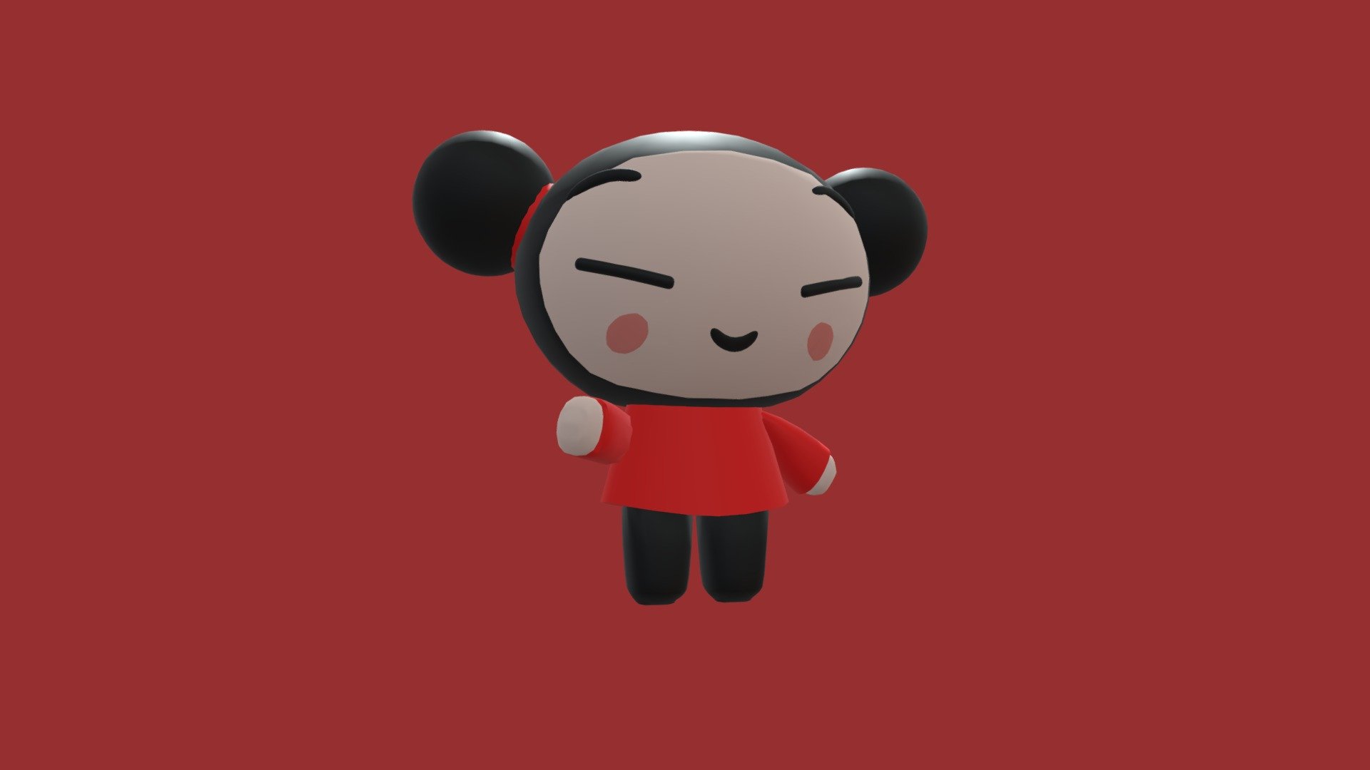 Pucca - 3D model by Dante Rossi - Zion (@rossidante) [e60fdbb] - Sketchfab