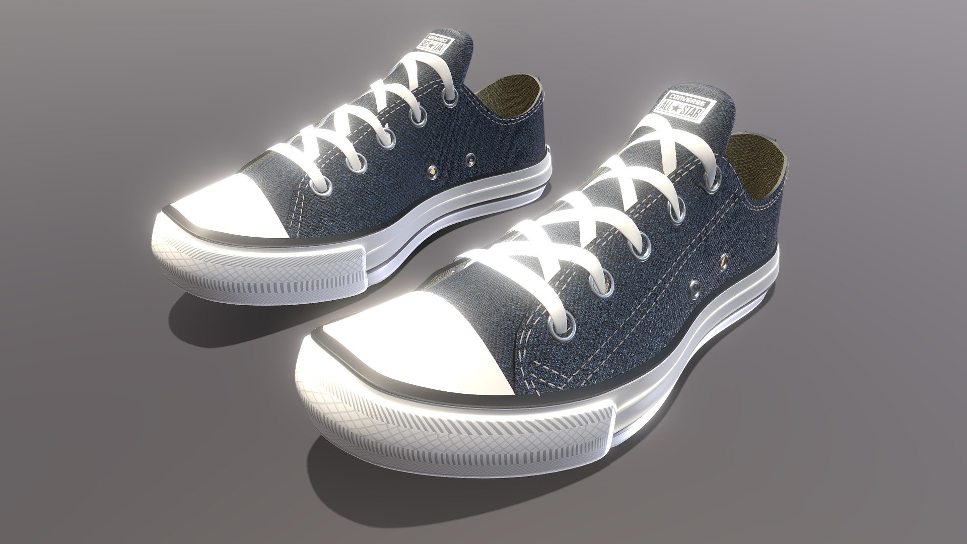 Converse sneakers - 3D model by Zenki.Fung [e61203d] - Sketchfab