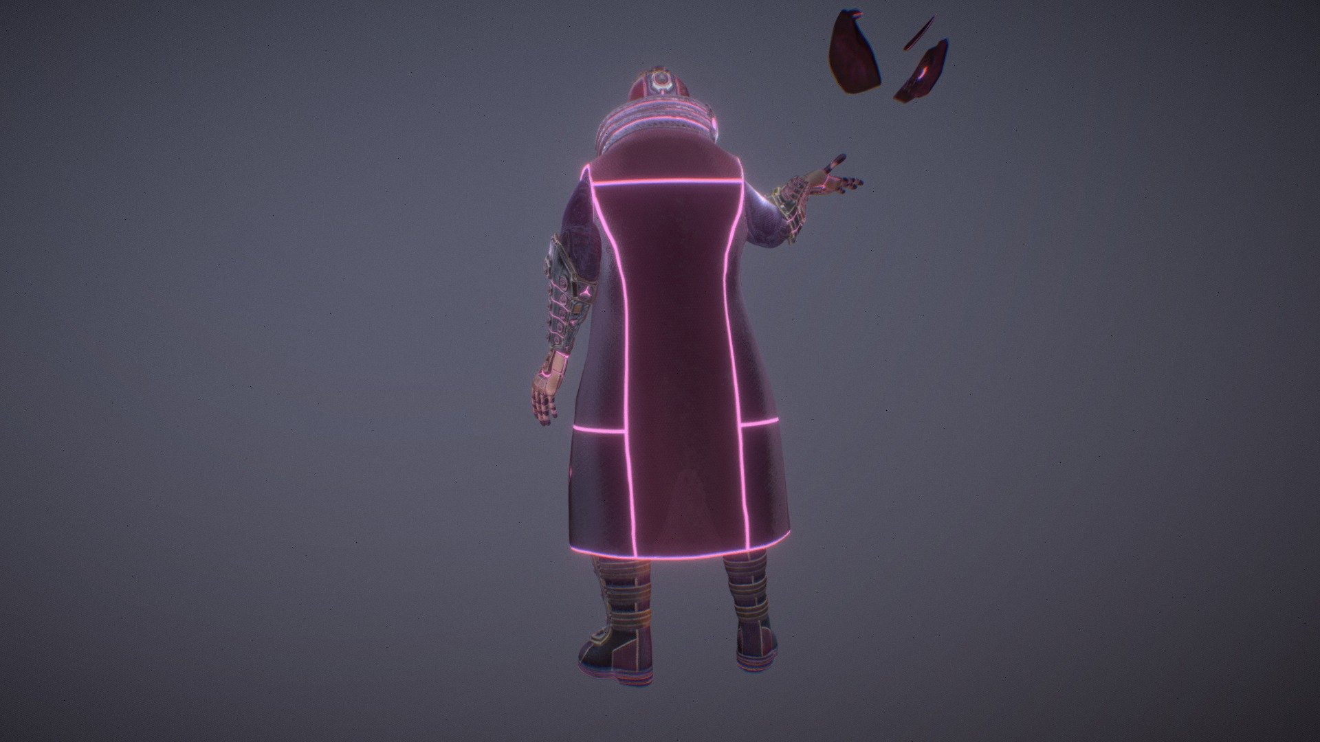 Magneto Cyberpunk - 3D model by ReTseN [e6121db] - Sketchfab