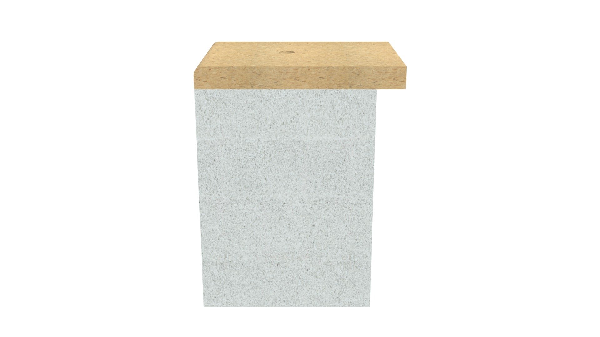 Prebuck Parapet Cap- Eased Radius Edge- On Wall - 3D model by Tremco ...