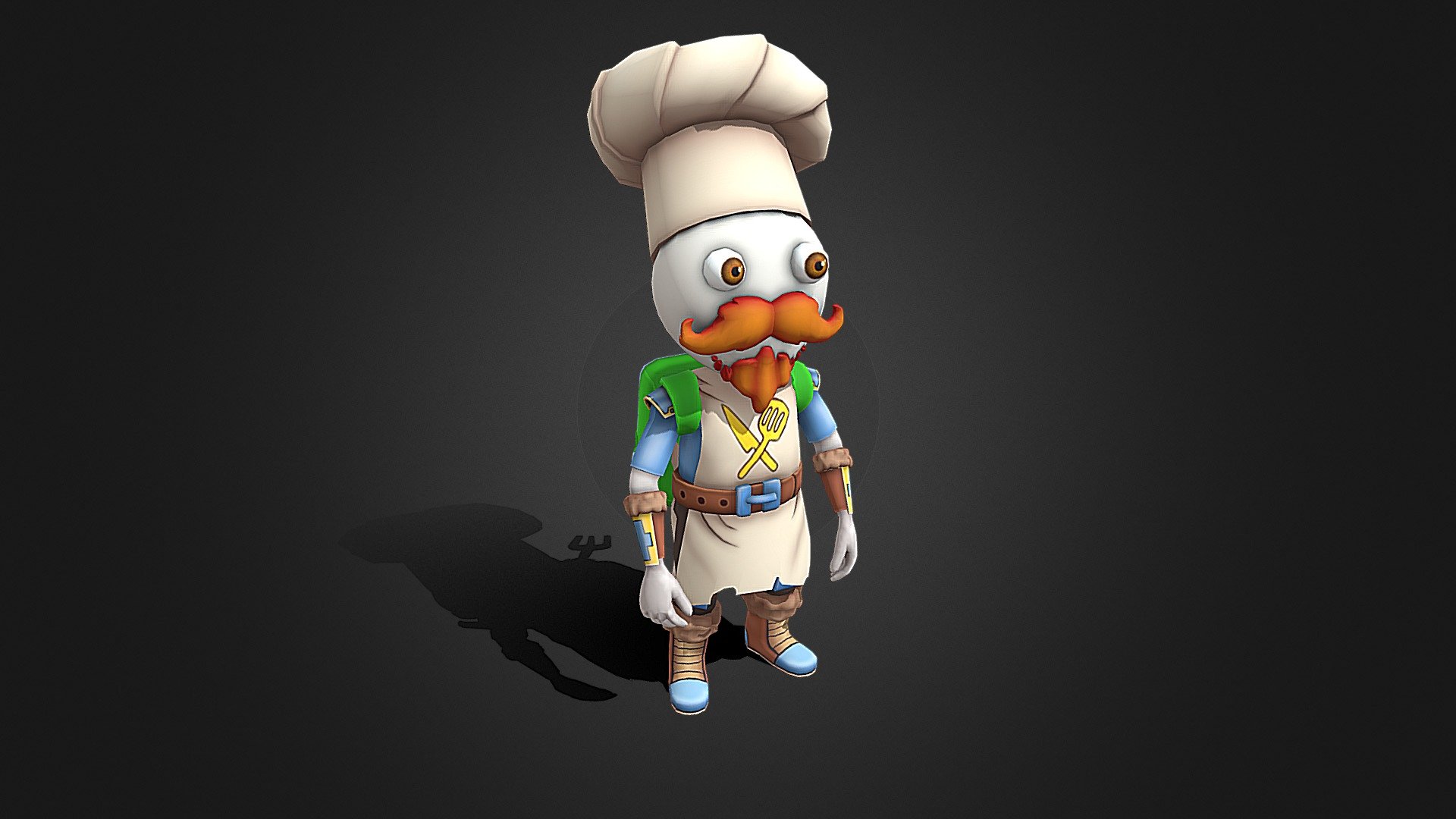 Character_Chef - 3D model by centaurus21 [e613b87] - Sketchfab