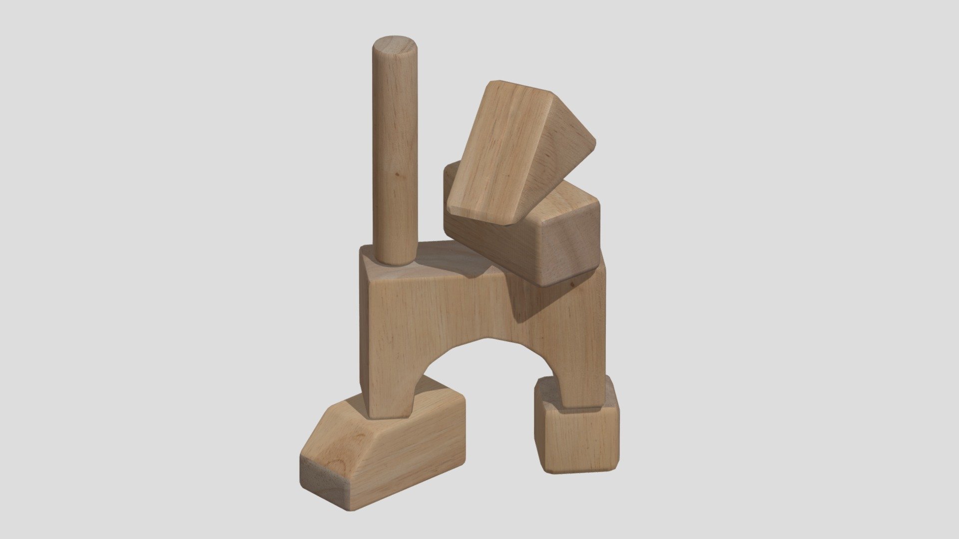 Week7 - Block Tower - Download Free 3D model by SpookyCarrot1 [e613b9a ...