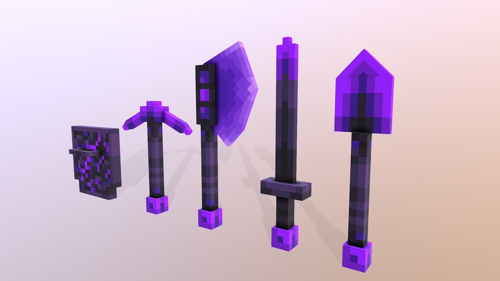 Obsidian Pack - 3D model by Purple Anvil (@purpleanvil) [e6143be] - Sketchfab