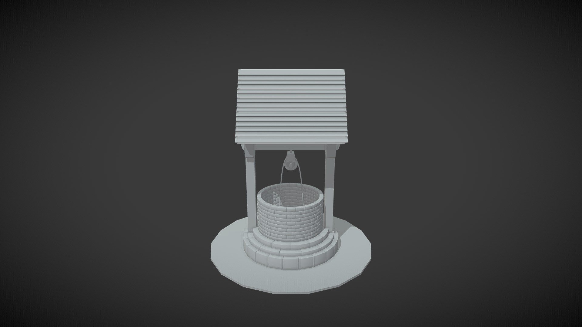 studnia - 3D model by wblazejczyk [e614ce2] - Sketchfab