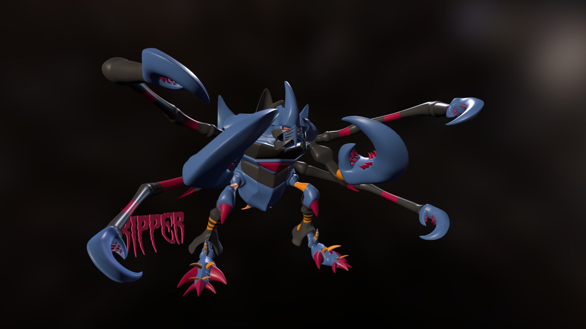 RIPPER-final - 3D model by Ronnie Baldwin (@Arrogantdisaster) [e616a72 ...