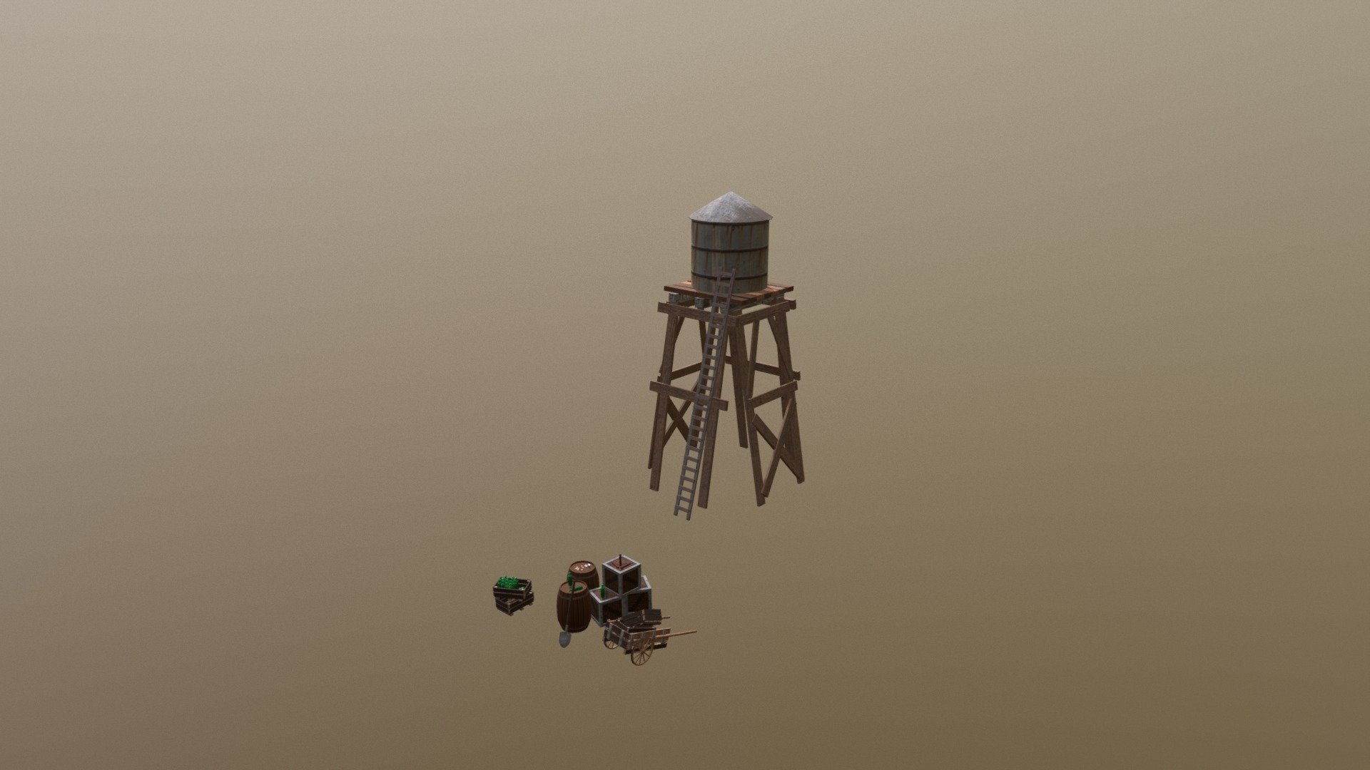 Small Scene - 3D model by PleaseWait... [e61959e] - Sketchfab