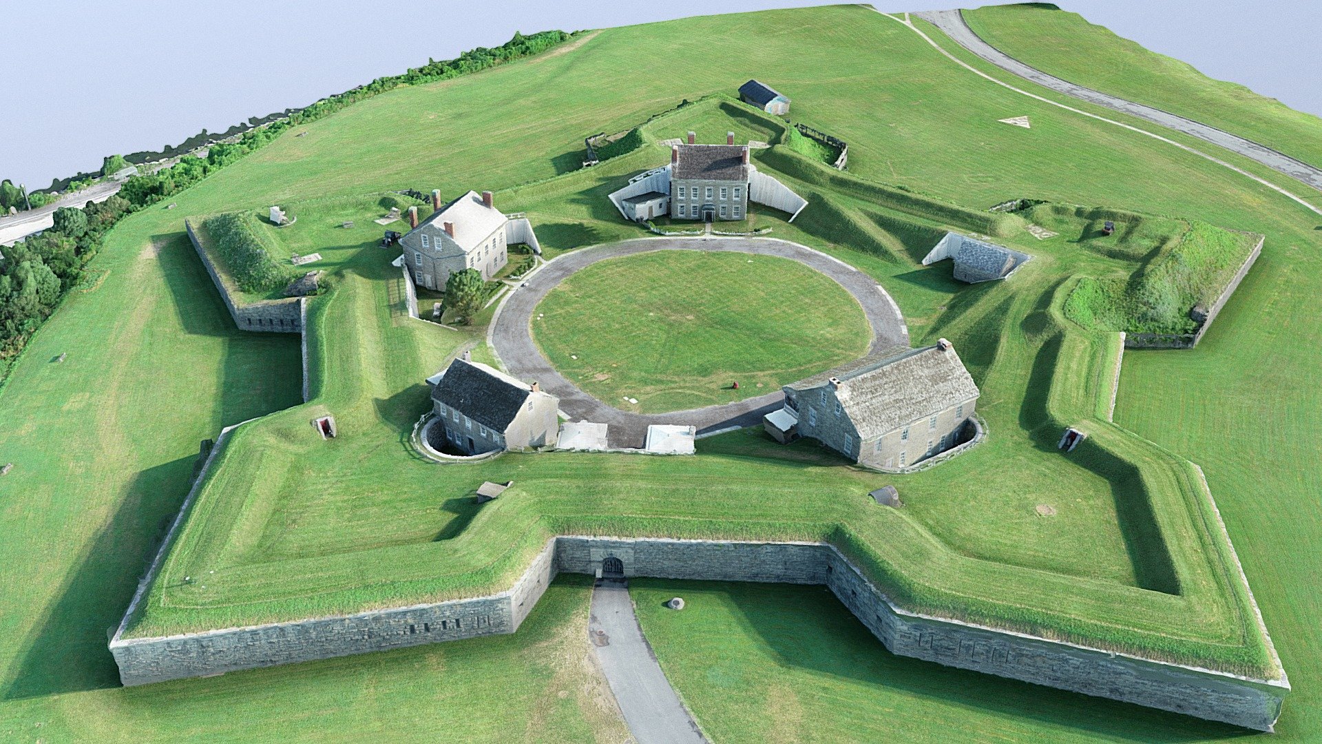 Fort Ontario- Oswego, NY - 3D model by northeastdronez [e619e05 ...