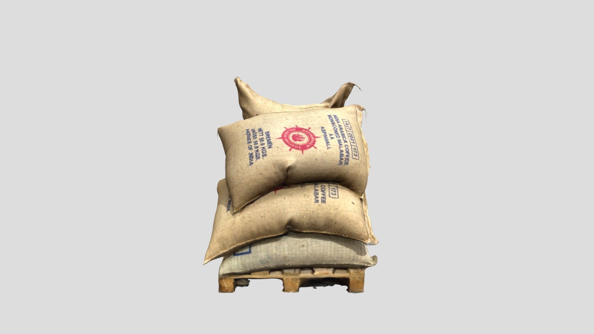 Coffee_bag - 3D model by m_tafa [e61c647] - Sketchfab