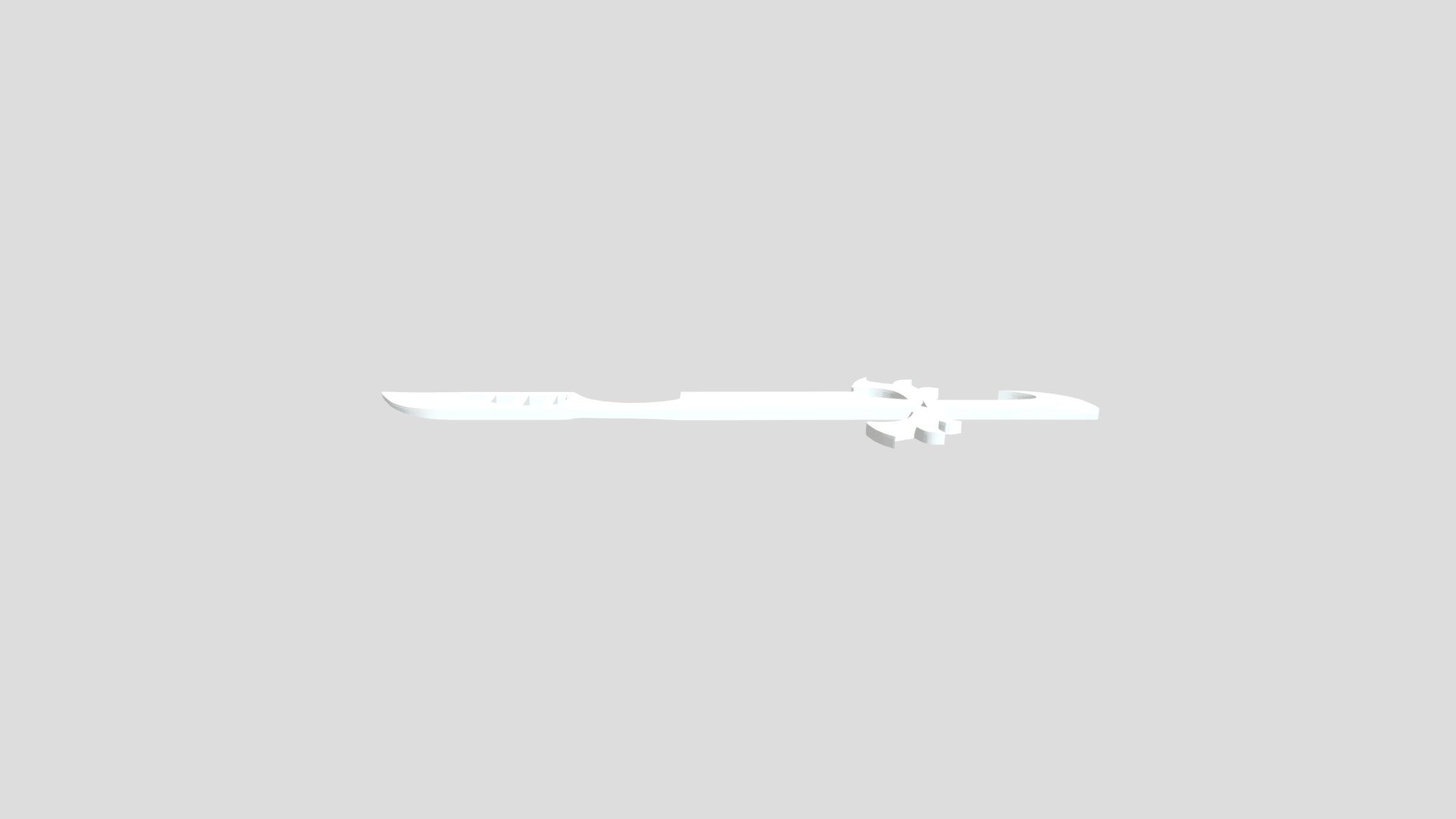 Asriel's Chaos Saber - 3D model by frights (@iansancruz) [e61d04a ...