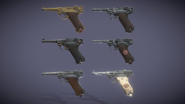 Luger 3D models - Sketchfab