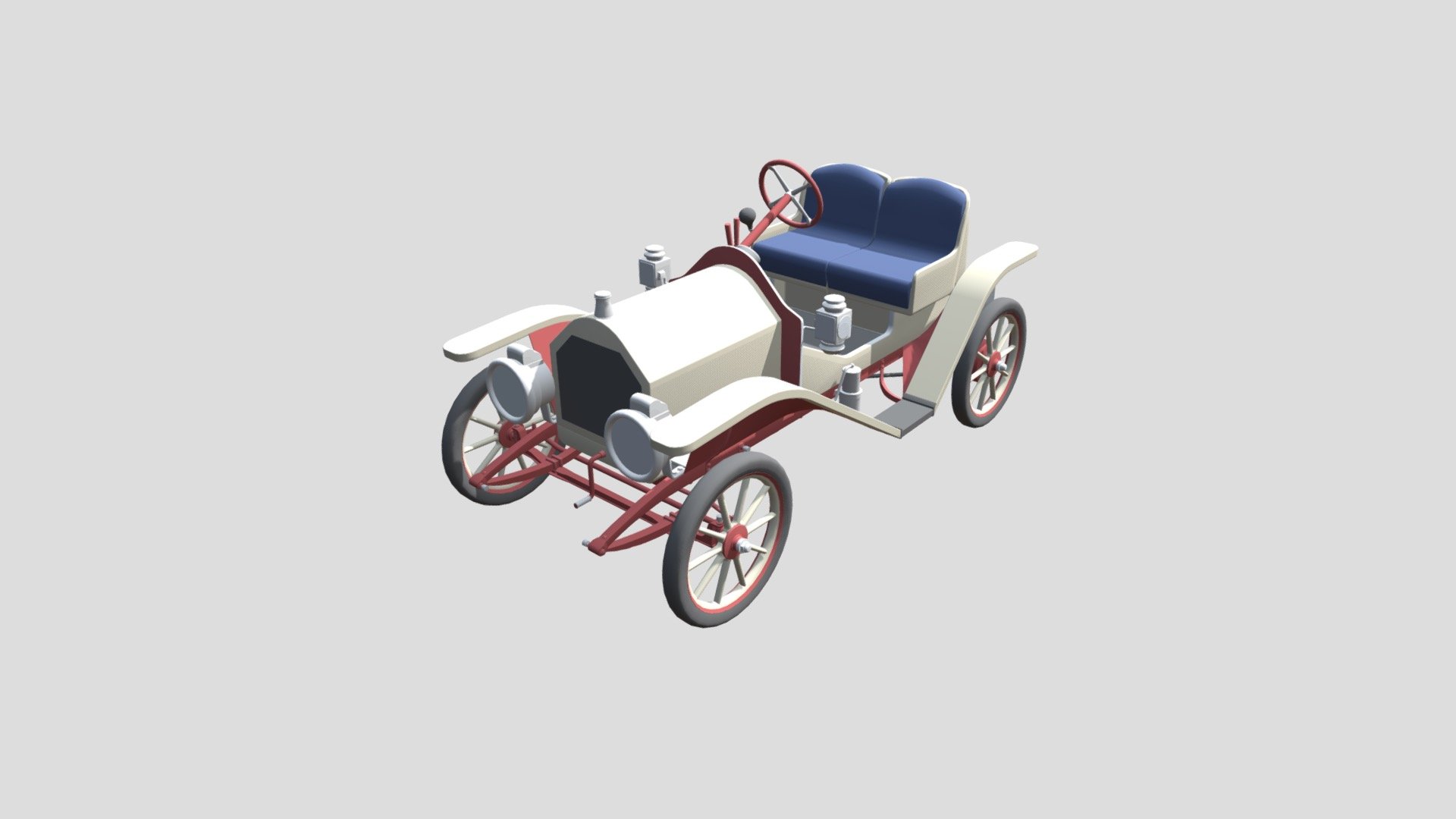 Classic Vintage Car - Download Free 3D model by HawkX3D [e6209bd ...