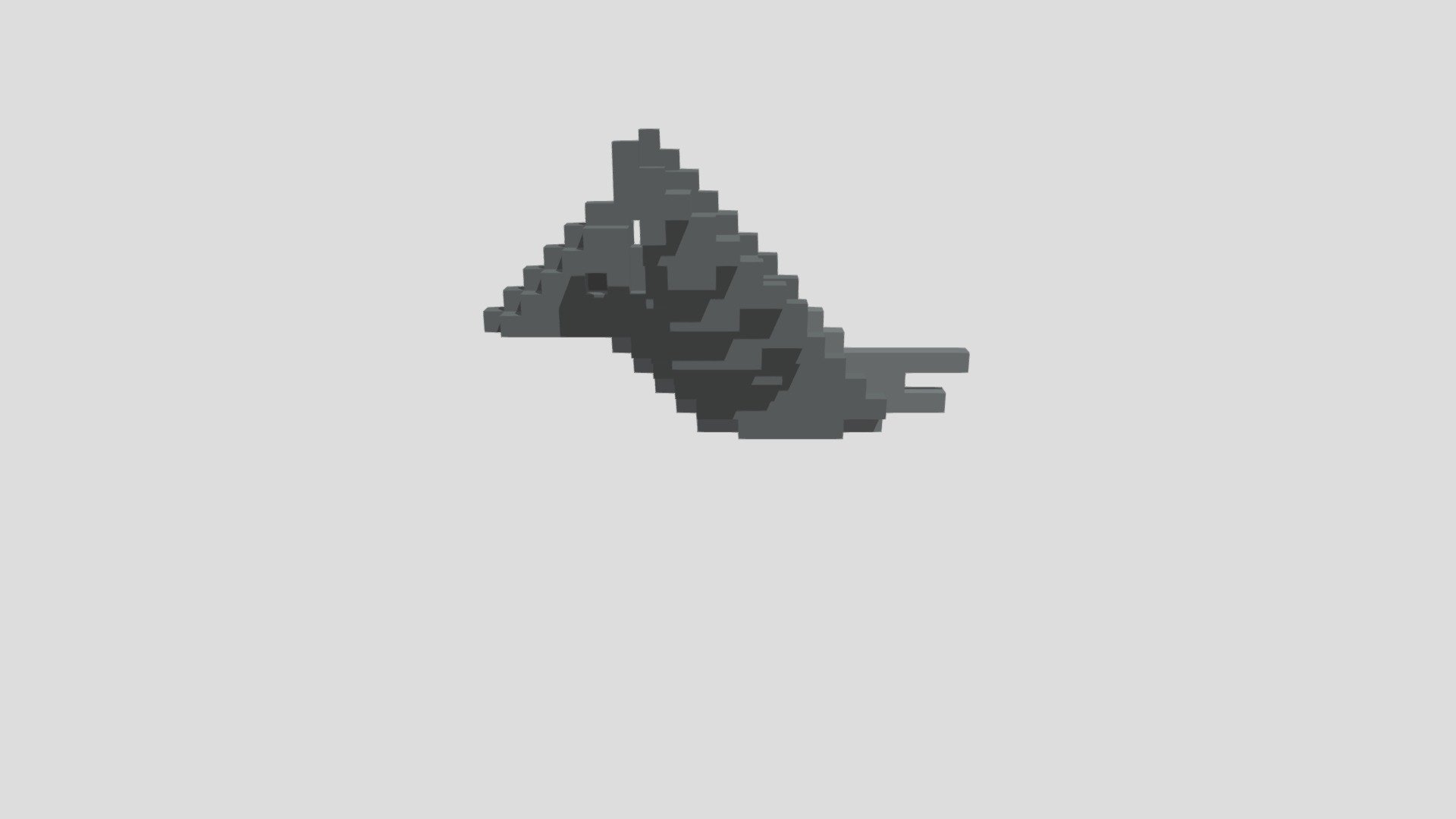 3D Chrome Bird Flying - Download Free 3D model by MayMax [e62181e ...