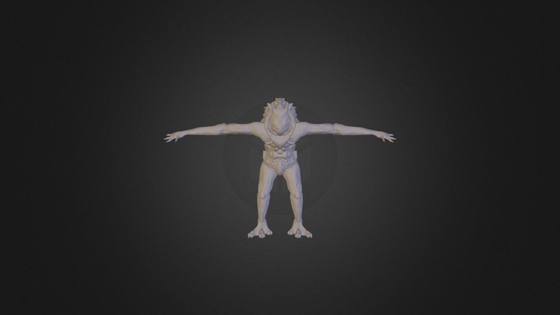 Alien Monkey - 3D model by apollo580 [e622410] - Sketchfab