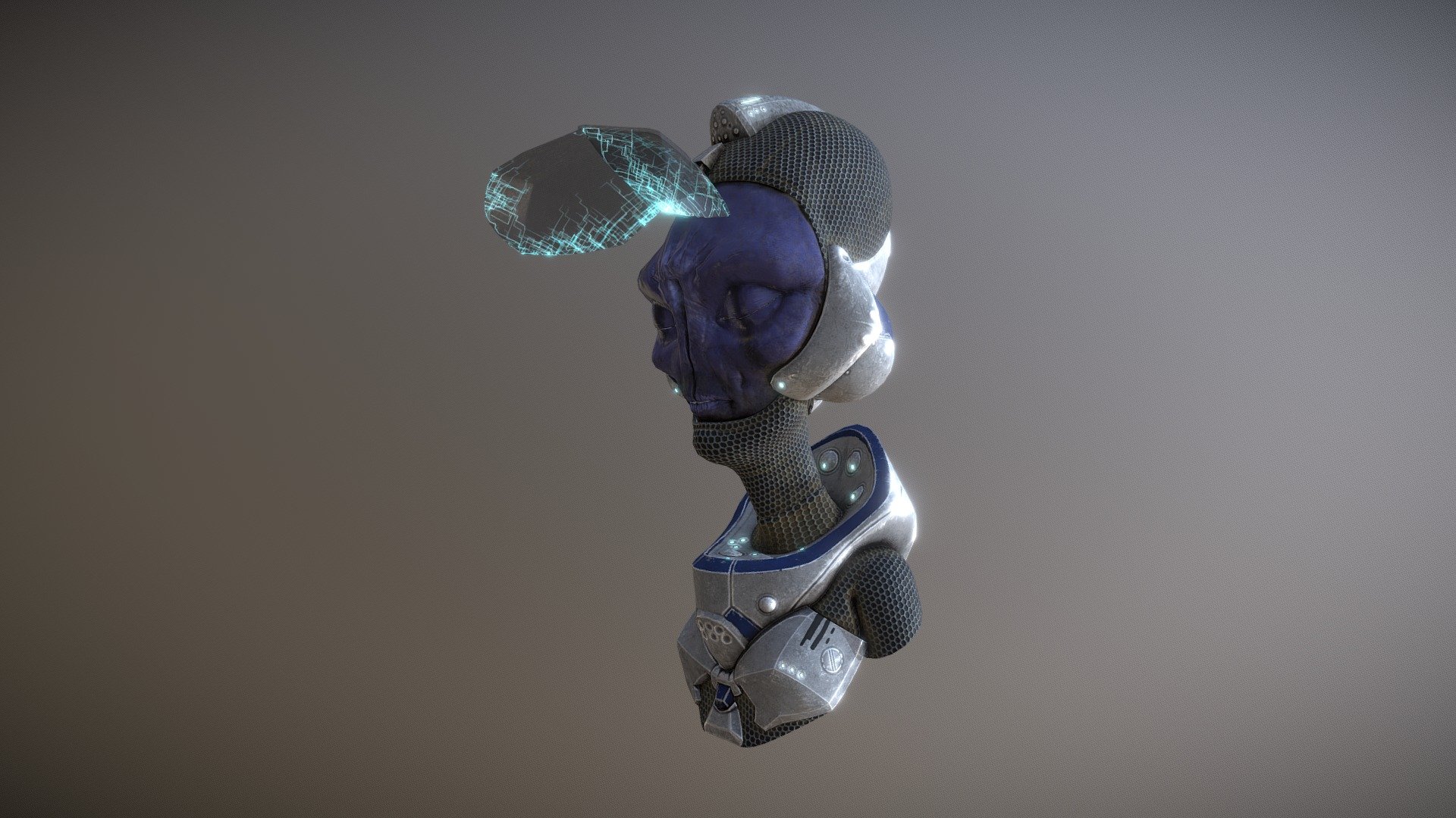 Alien chest - 3D model by Maurice_Tilman [e622887] - Sketchfab
