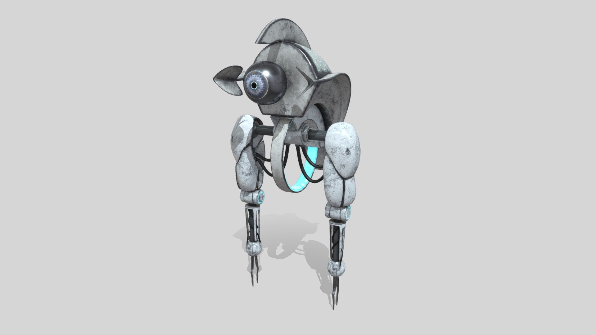 Sci-Fi Spaceship Alien Robot Humanoid - Buy Royalty Free 3D model by ...