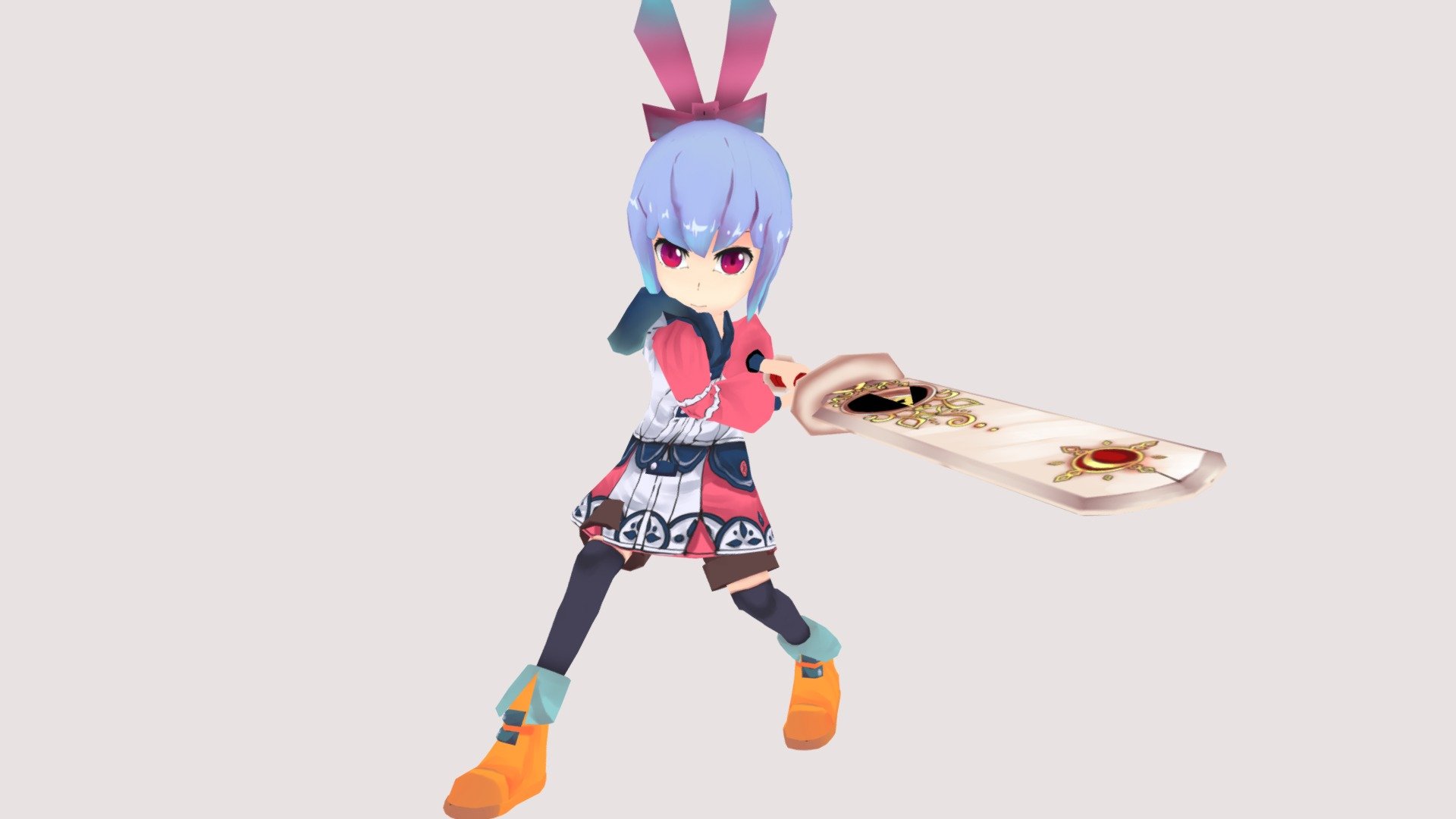 Character Design -main character - 3D model by Porpa (@nekolikiwise ...