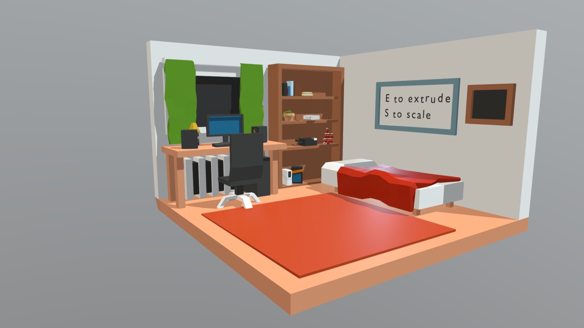 Computer Room - Download Free 3D model by dartuchiwa [e6266e7] - Sketchfab