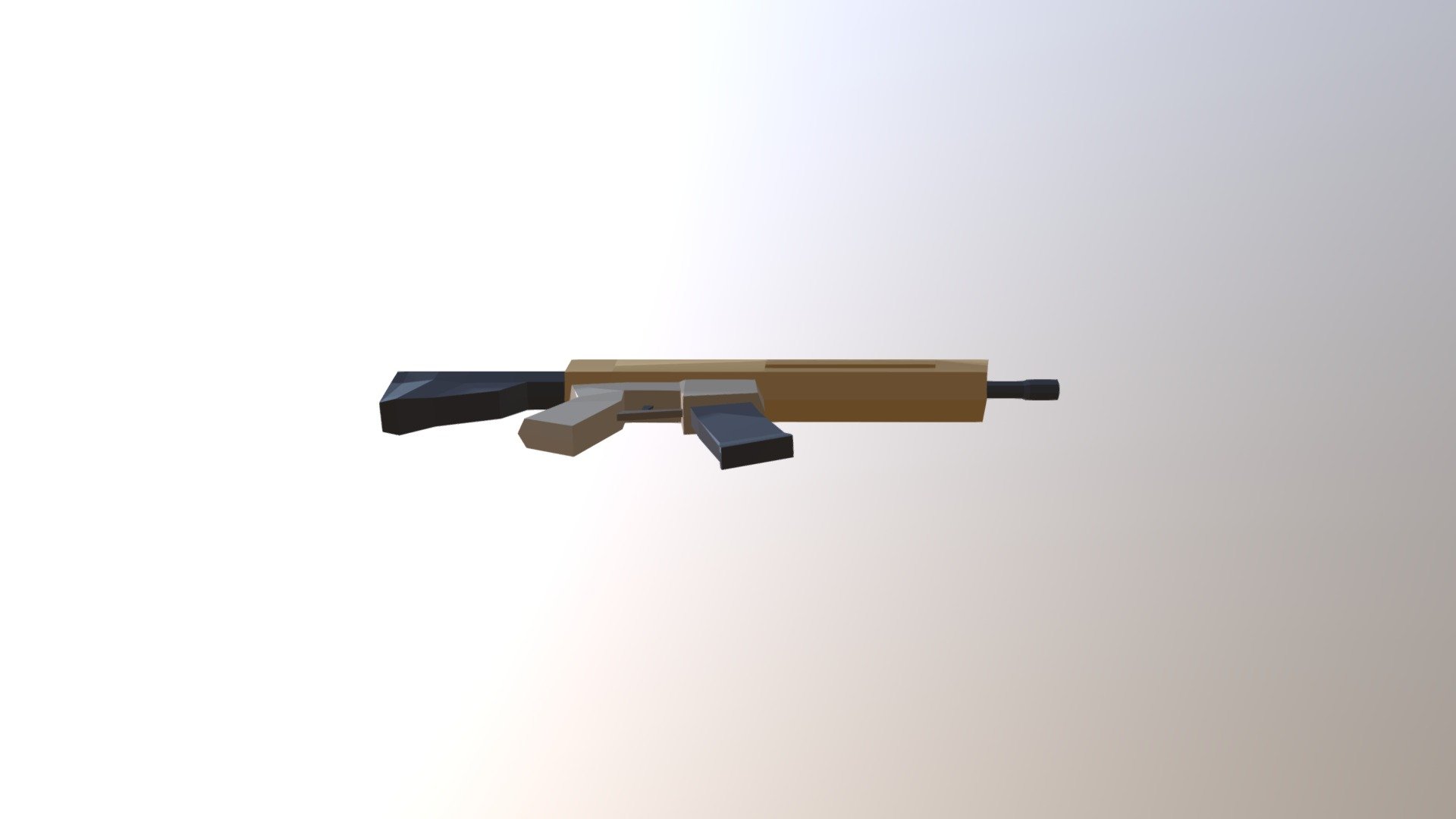 Gun (Low Poly) - Download Free 3D model by Mrshan (@iampoop) [e6270b9 ...