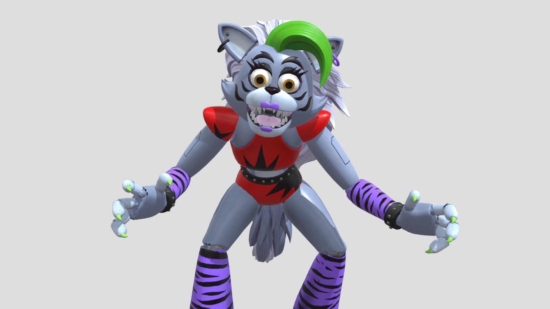 FNAF Security Breach | Roxanne - Download Free 3D model by Xoffly ...