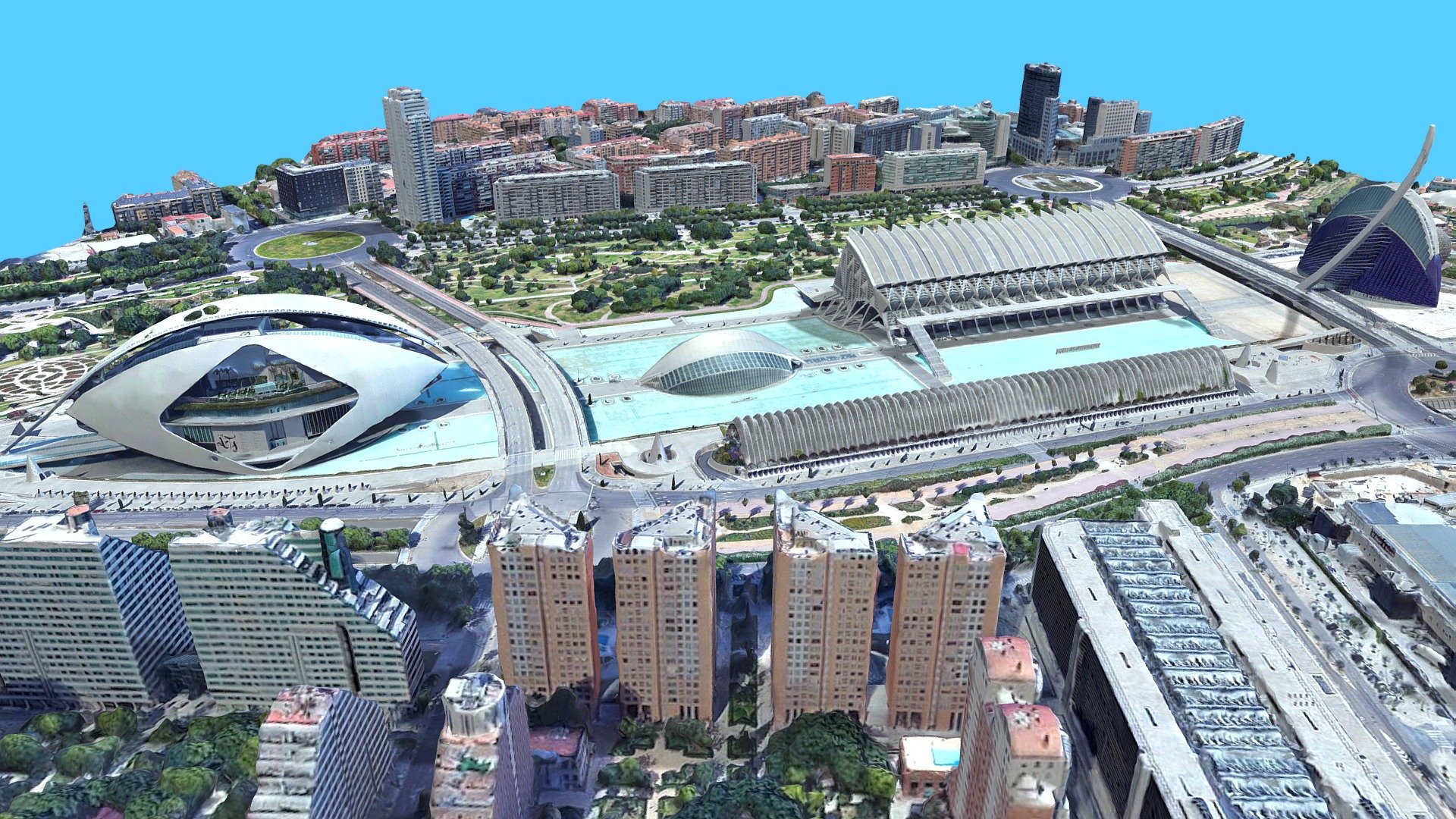 Oceanographic Oceanográfico, Valencia, Spain - 3D model by LibanCiel ...