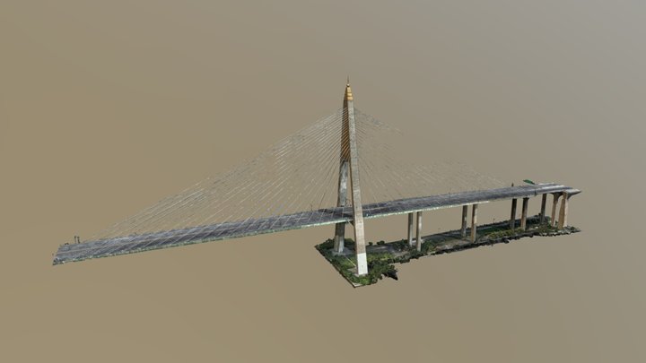 Suspension-bridge 3D models - Sketchfab