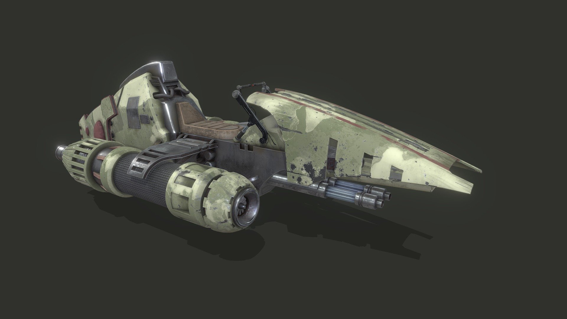 Hover Speeder - Buy Royalty Free 3D model by Philip Gilbert (@PhilipAGilbert) [e62a25e ...