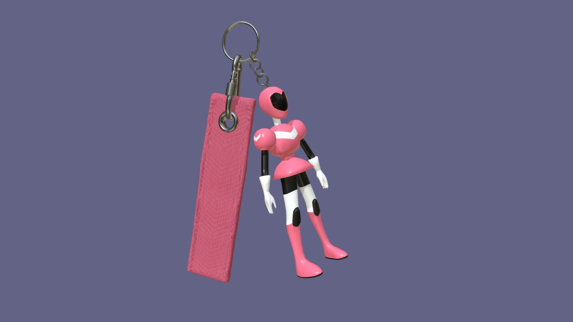 Pink Justice Keychain - 3D model by anana_talgi [e62a4eb] - Sketchfab