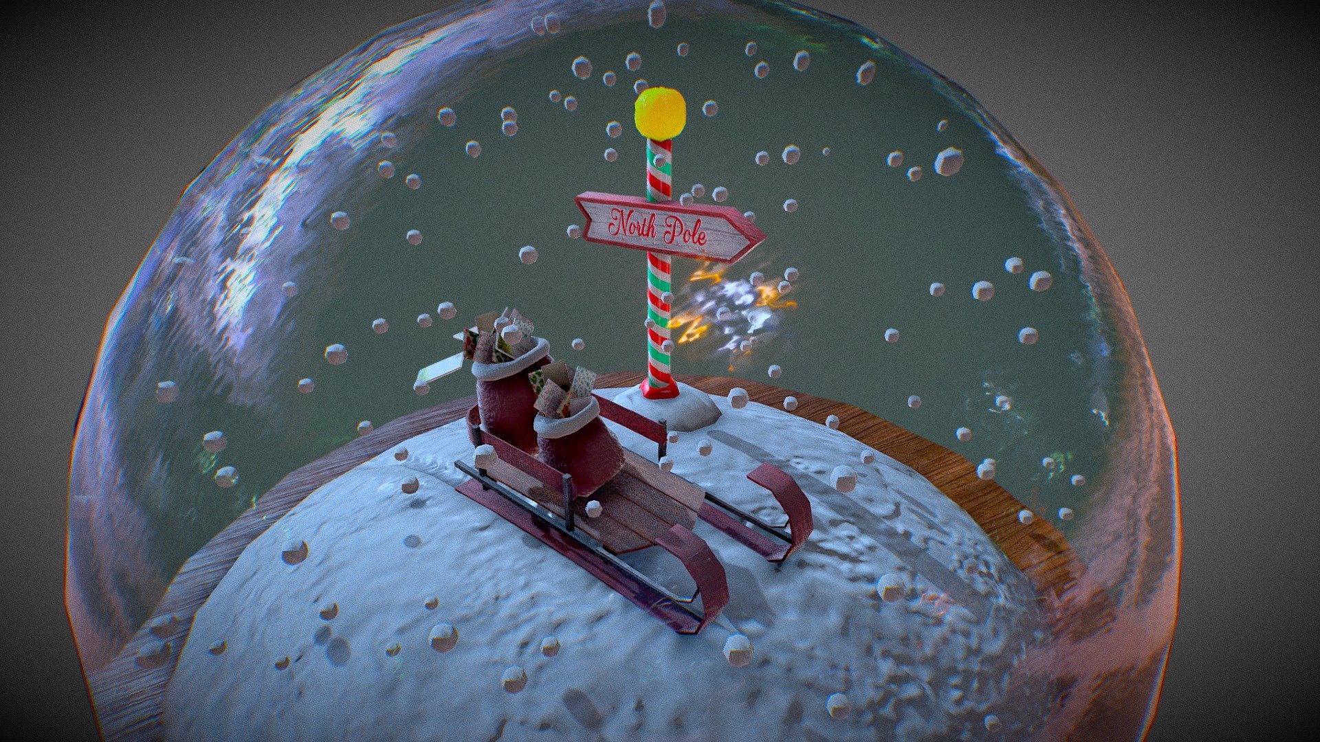 Snow Globe - 3D model by Korax254 (@Tonifo254) [e62a9e6] - Sketchfab