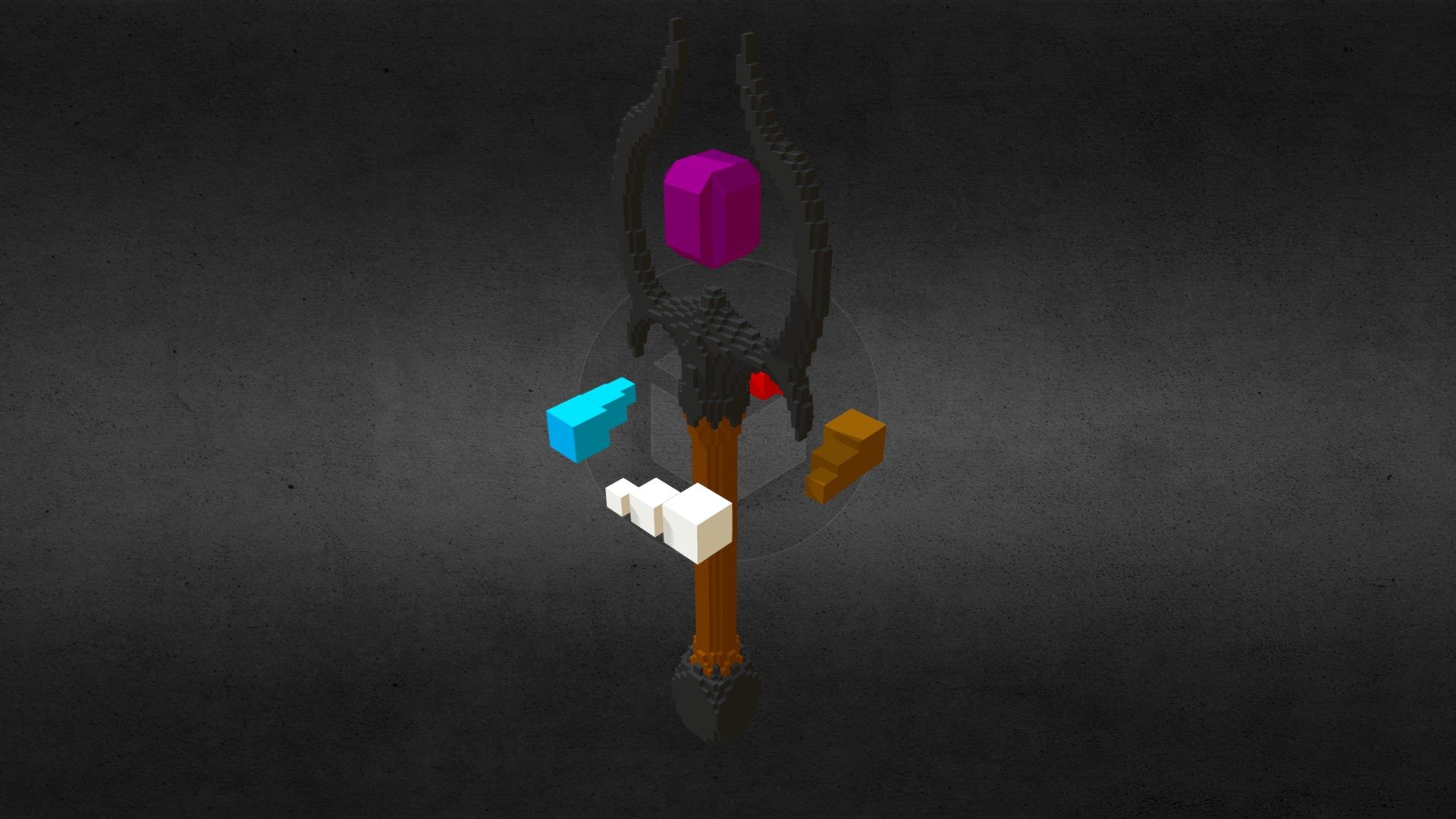 Chaos Staff - 3D model by welormit [e62af37] - Sketchfab