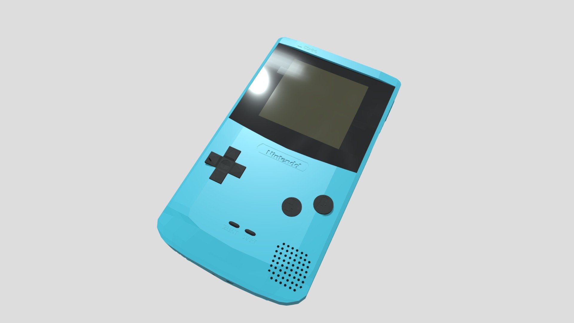 Game Boy Color (3D modelling assignment) - Download Free 3D model by ...